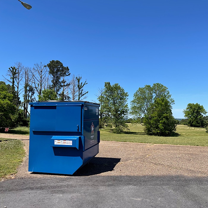 Actual Dumpster Fire in RV Park – Blackberry Homestead