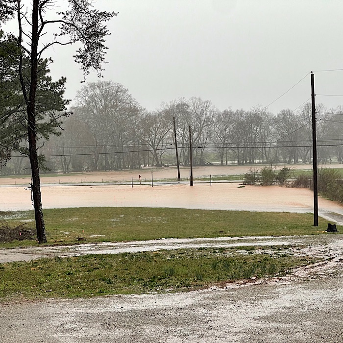 Where Did Our Driveway Go? Creek Overflowed and Flooded the Front Yard ...